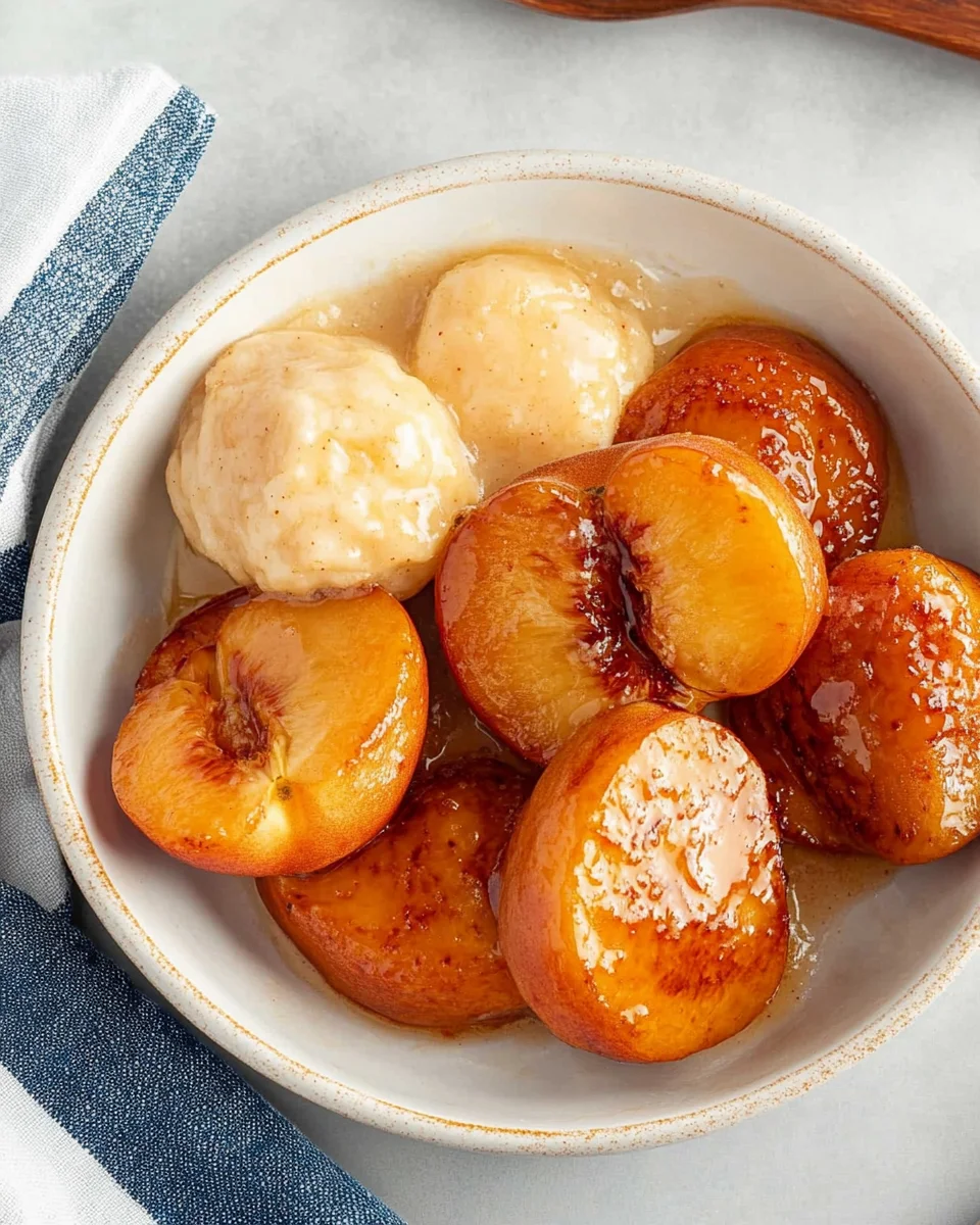 Air Fryer Peaches