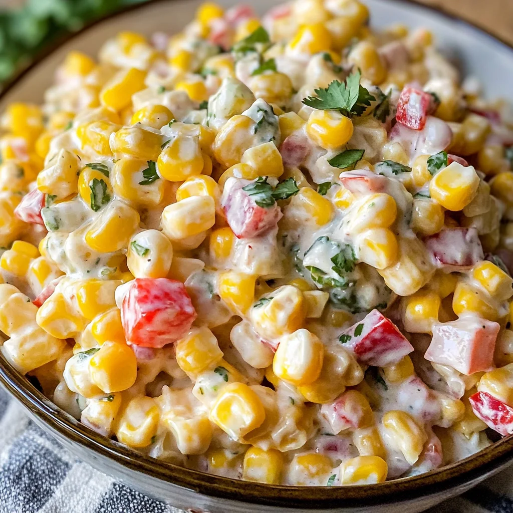 Creamy Corn Salad Recipe