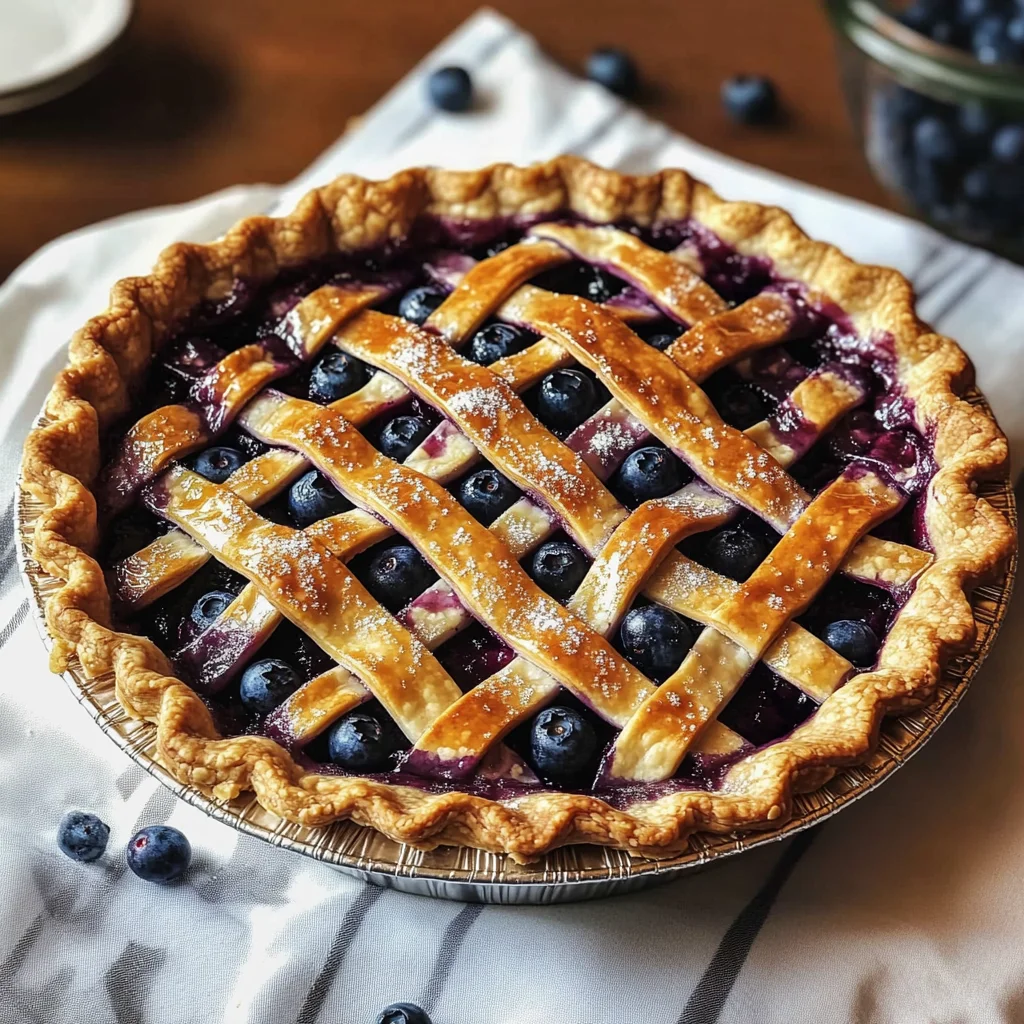Easy Blueberry Pie