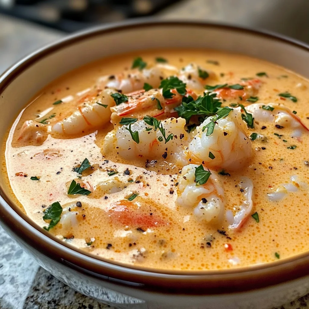 Creamy Crab and Shrimp Seafood Bisque - Irresistible Comfort Food